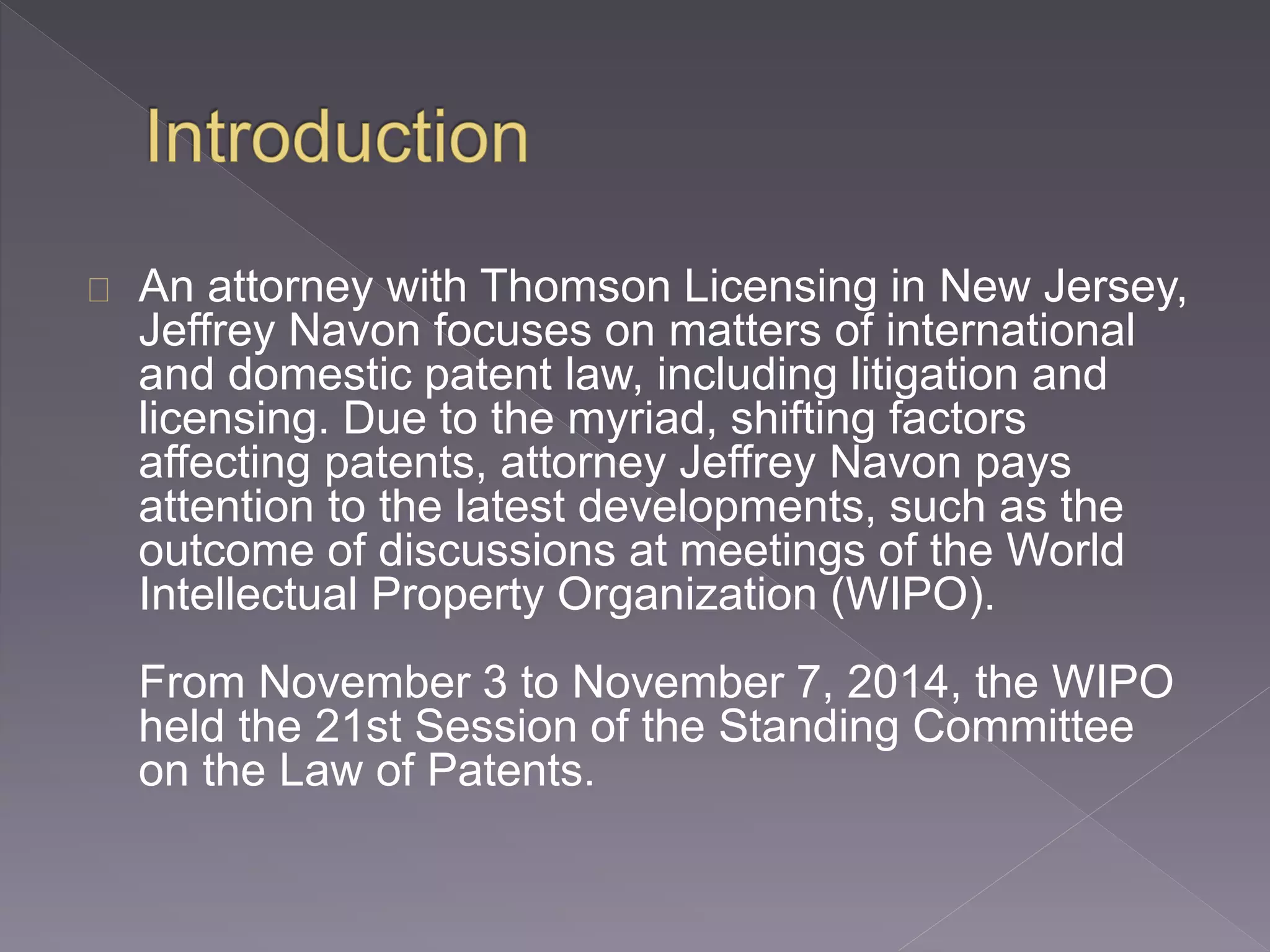 New Developments in Patent Law | PPTX