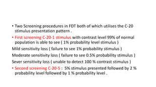 New developments in perimetry | PPTX