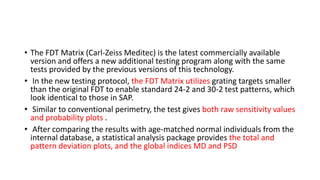 New developments in perimetry | PPTX