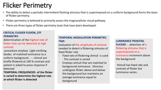 New developments in perimetry | PPTX