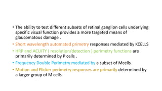 New developments in perimetry | PPTX