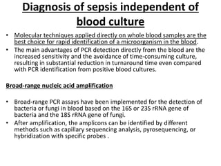 New diagnostic tests for sepsis | PPTX