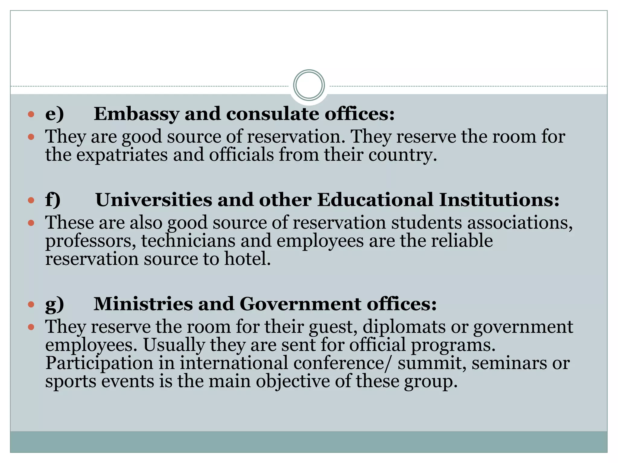 New different modes and sources of room reservation | PPTX