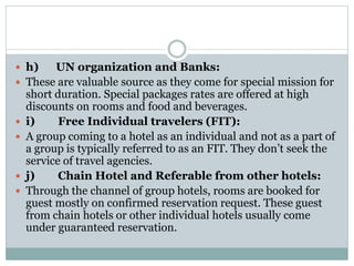 New different modes and sources of room reservation | PPTX