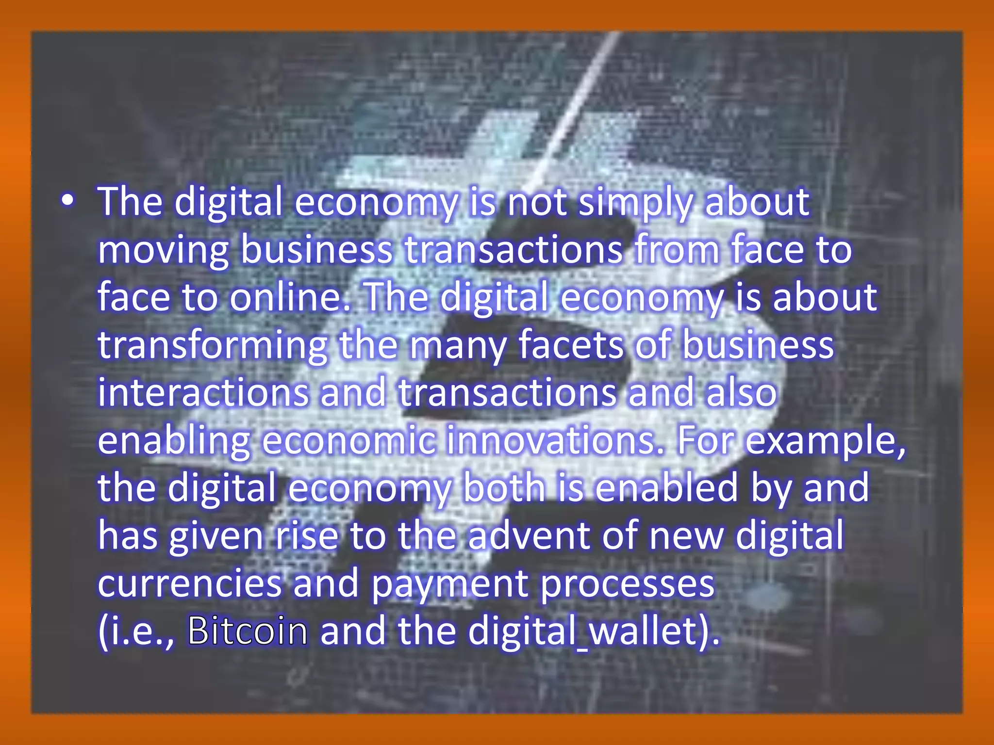 New digital economy | PPTX