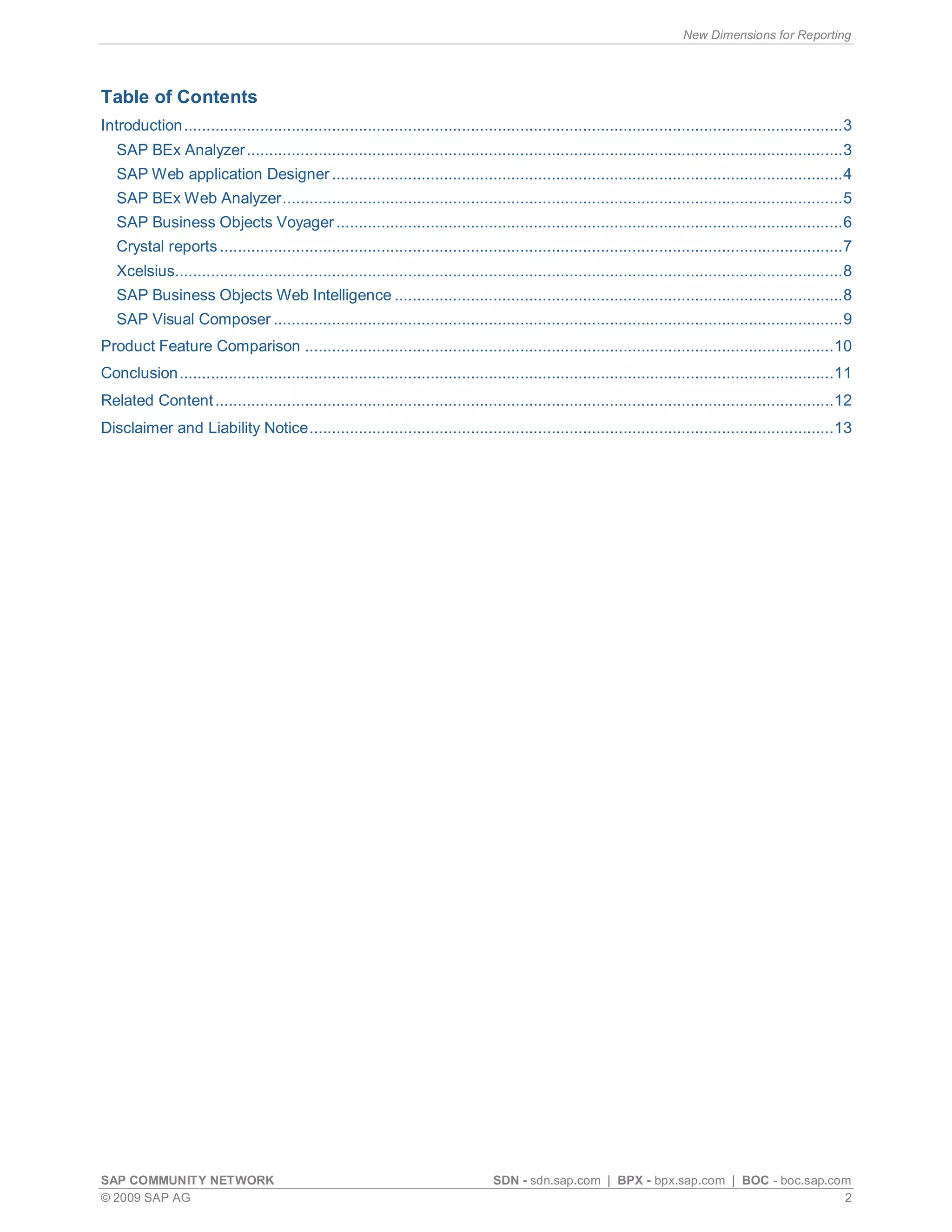 New dimensions for_reporting | PDF