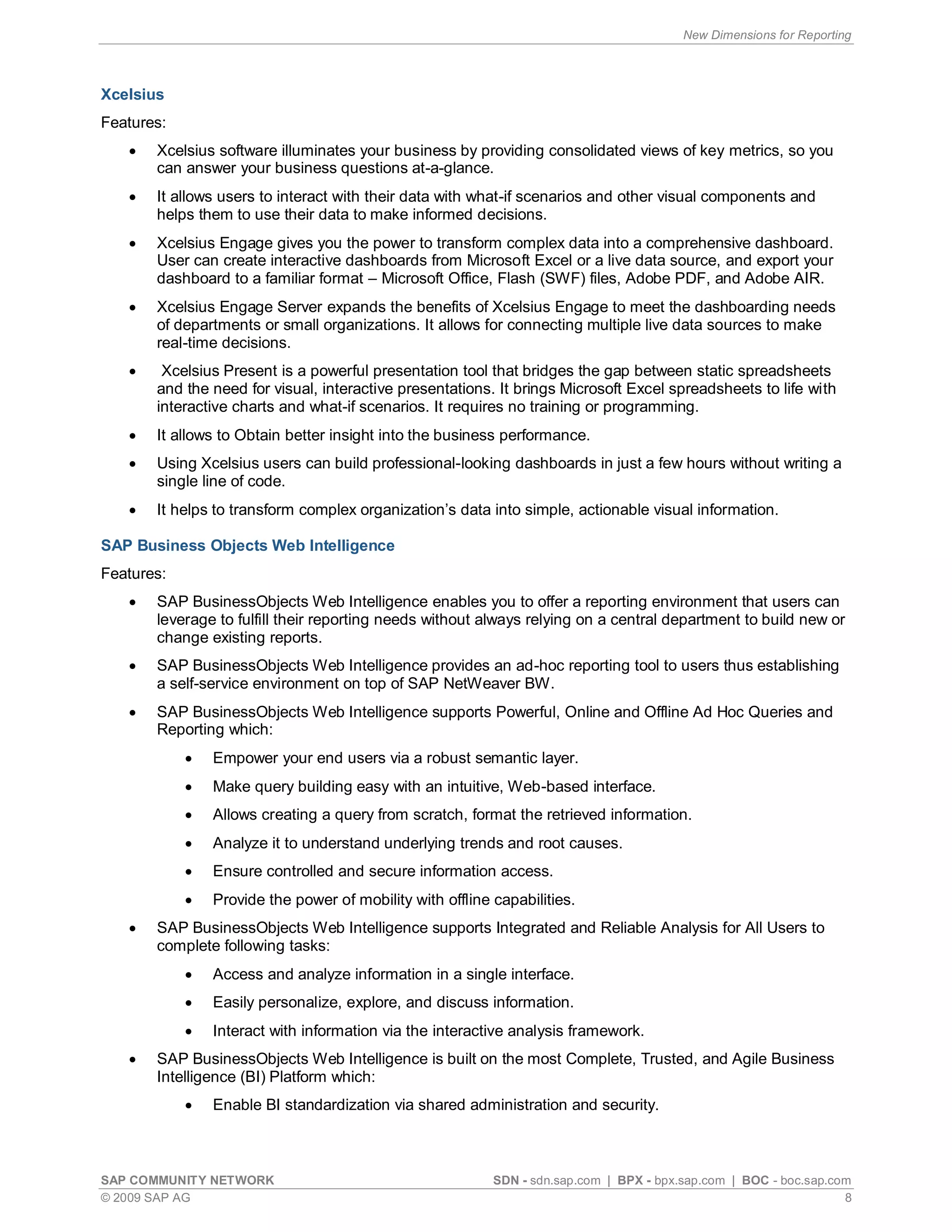 New dimensions for_reporting | PDF