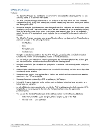 New dimensions for_reporting | PDF