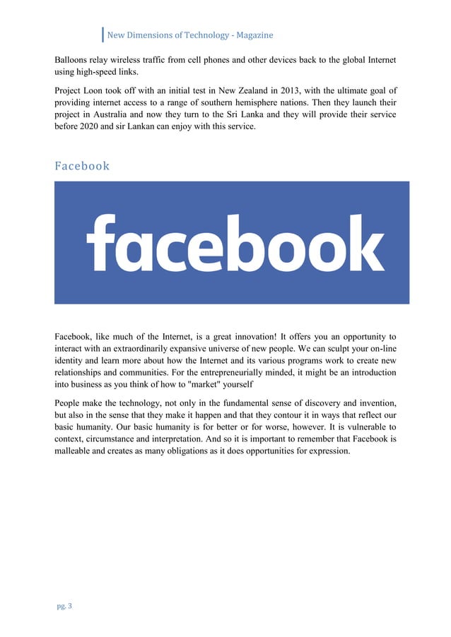 New dimensions of technology | PDF | Internet | Computing