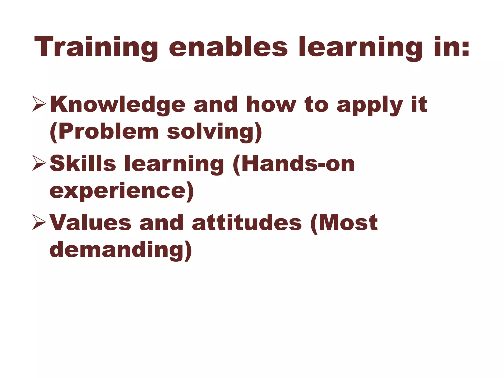 New dimensions of training | PPTX | Vocational Training | Careers