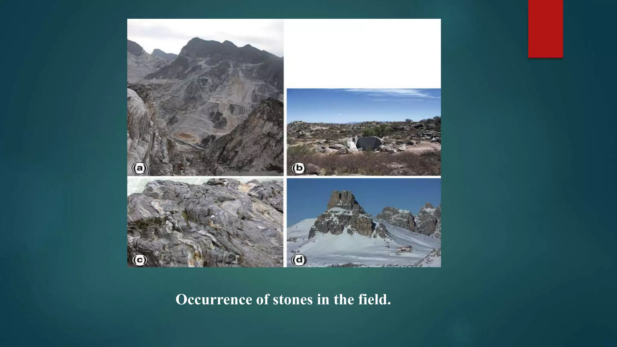 Types,manufacturing and behaviour of Dimension or decorative stone | PPTX