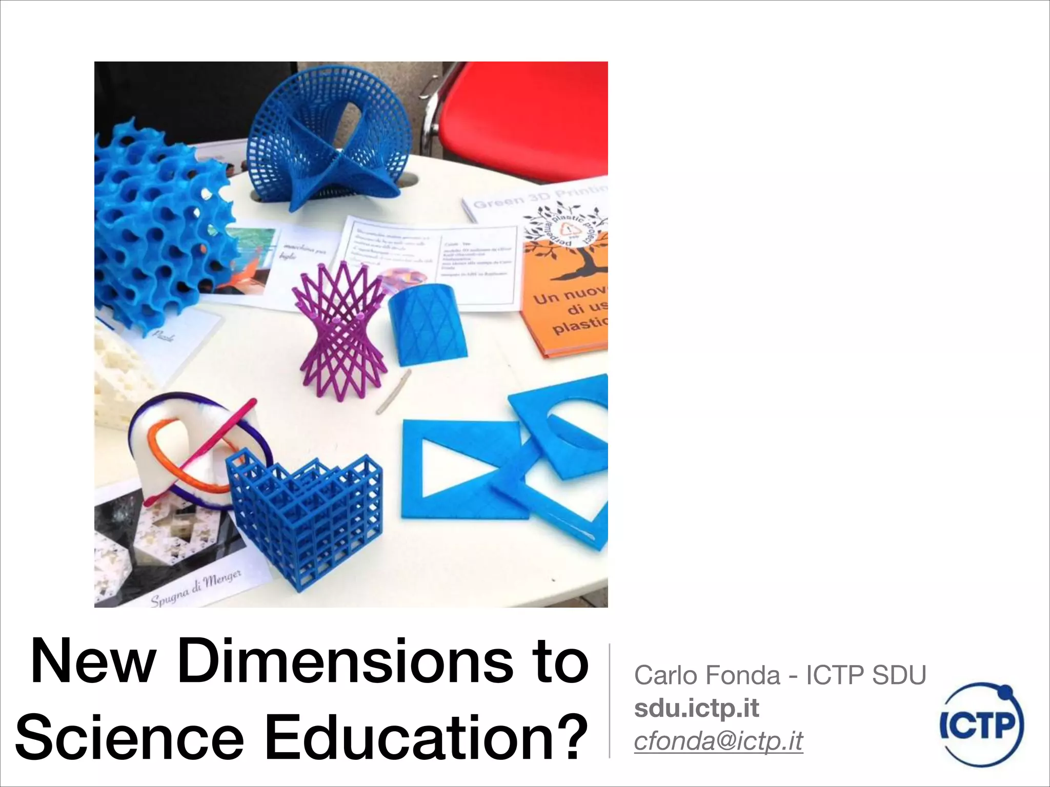 New dimensions to science education | PPT