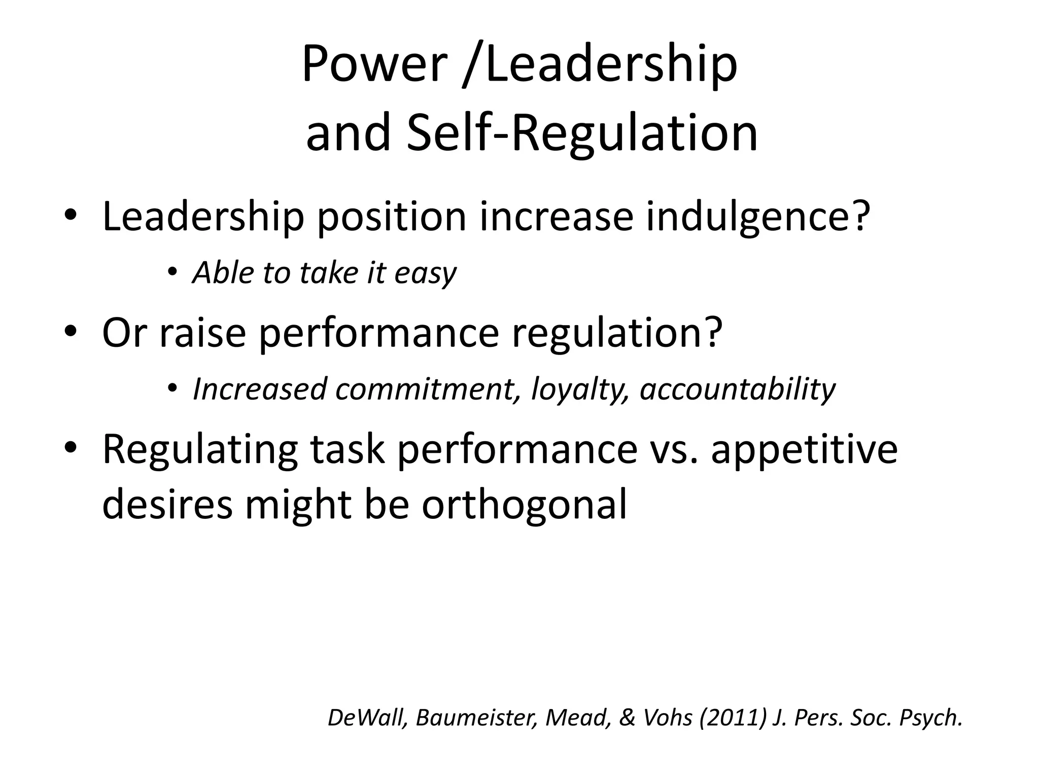 Cengage Learning Webinar, Psychology, New directions in self regulation ...