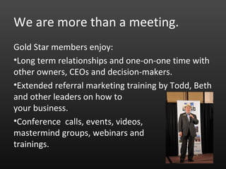 Overview of Gold Star Director opportunity | PPT | Business ...