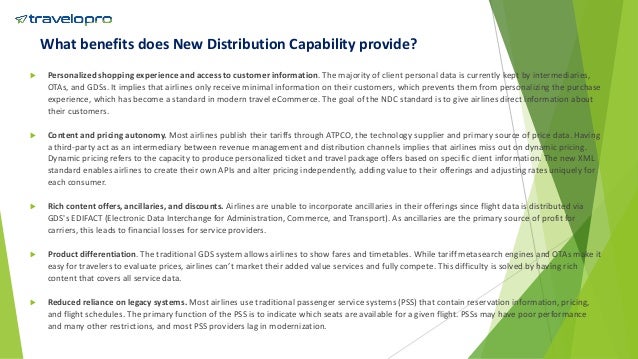 New Distribution Capability (NDC) | PPTX