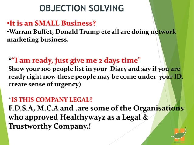 New distributor orientation programme | PPT