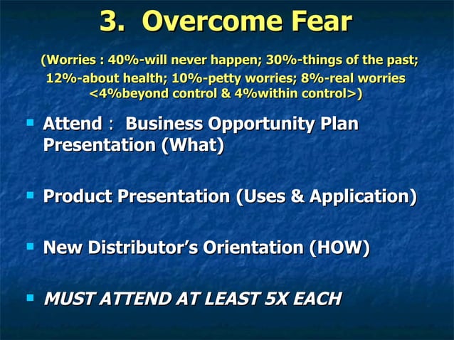 New distributor's orientation ppt | PPT