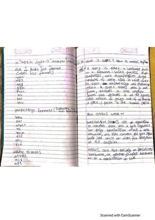 Multimedia short notes | PDF