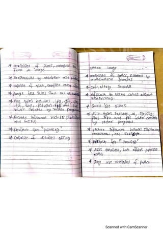 Multimedia short notes | PDF