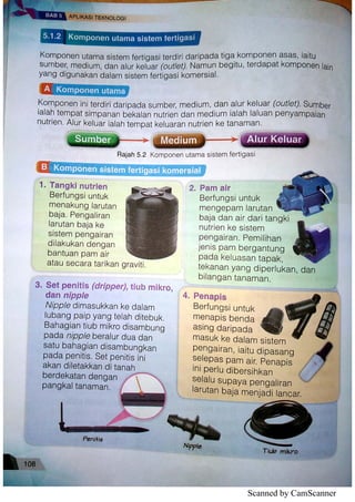 NOTA BUKU TEKS RBT TINGKATAN 1 (FERTIGASI) | PDF