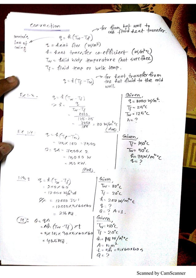Heat Transfer-A Basic Approach by M. Necati Ozisik Chapter-1 solution