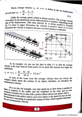 Scalar and Vector Chapter | PDF