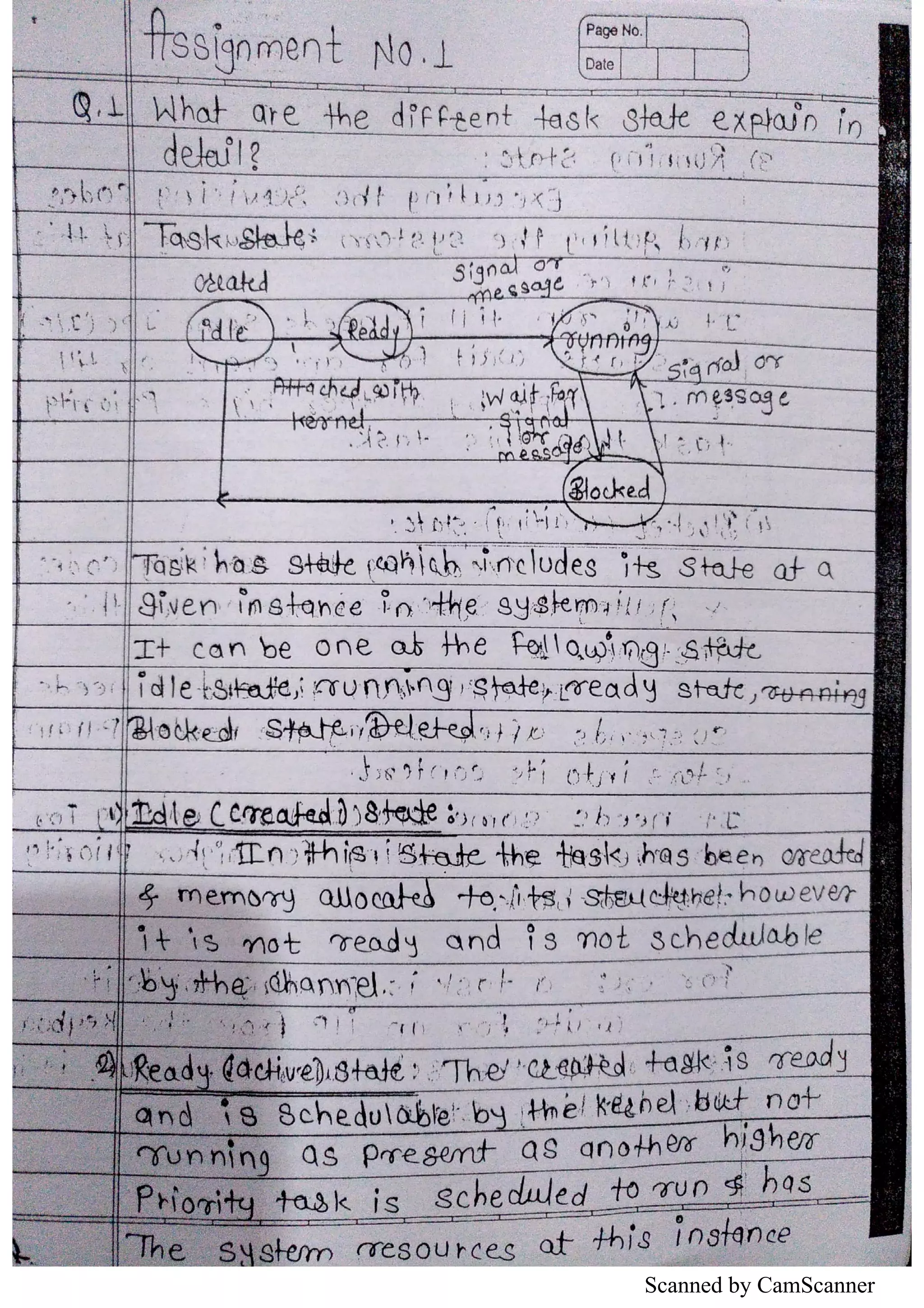 REAL TIME OPERATING SYSTEM | PDF