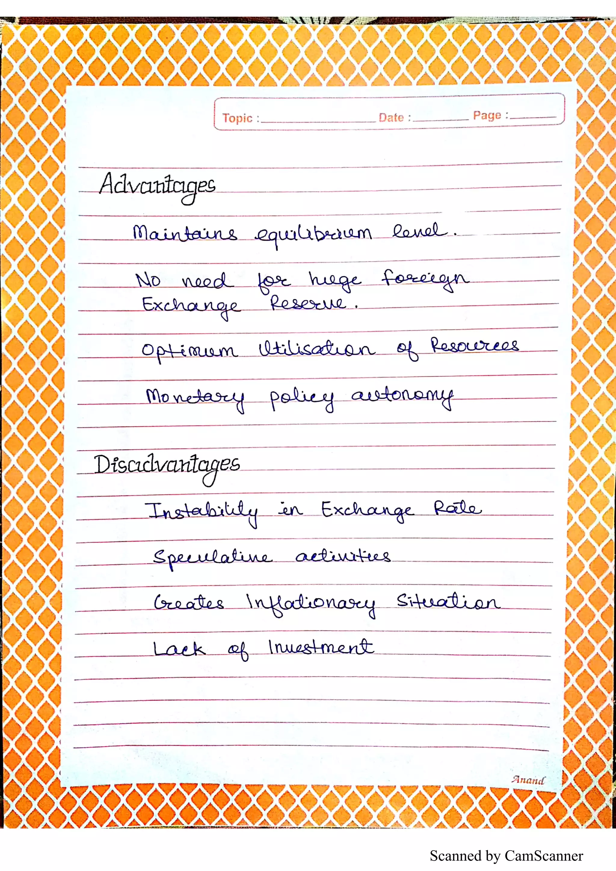 foreign exchange rate project class 12 | PDF