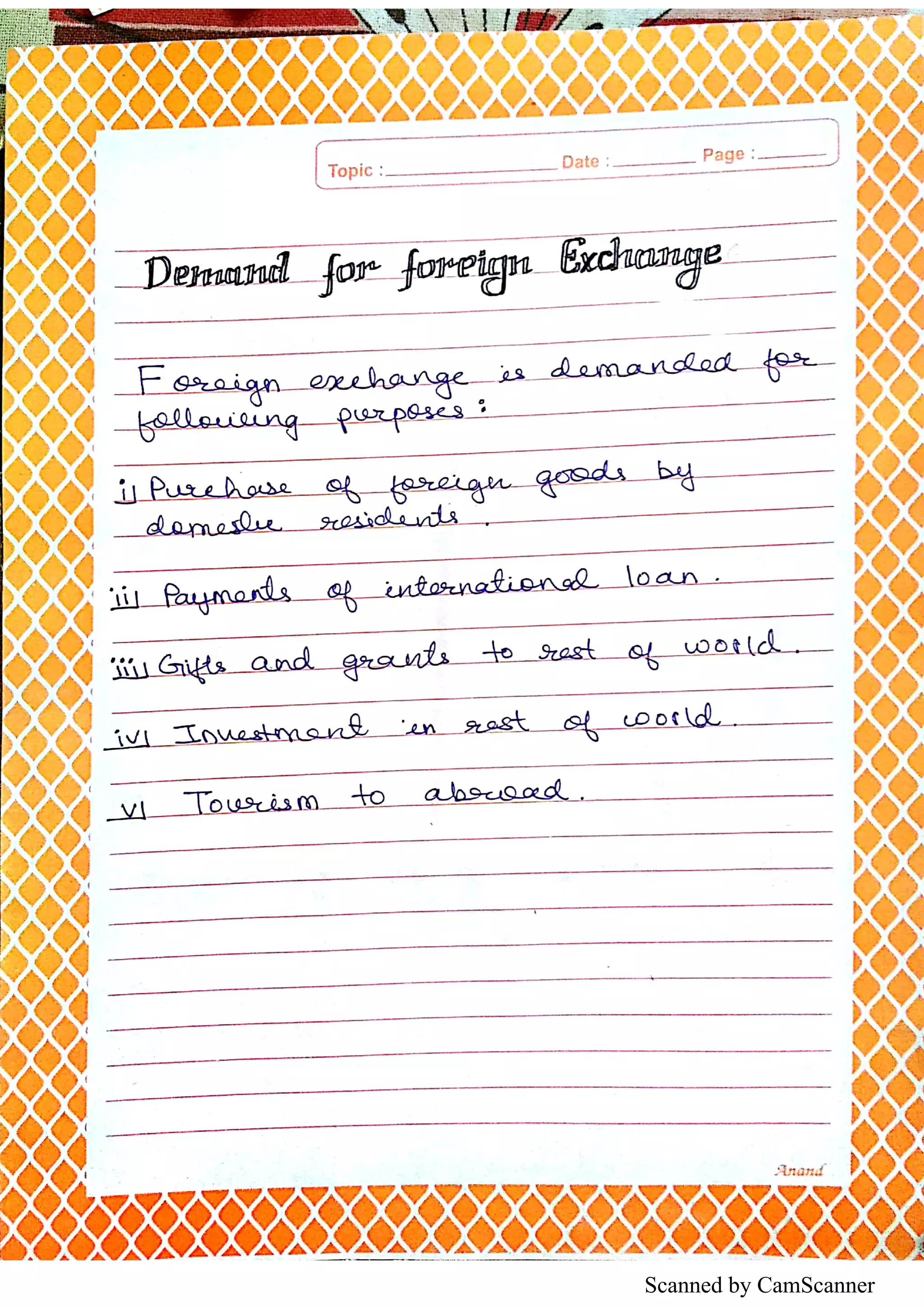 foreign exchange rate project class 12 | PDF