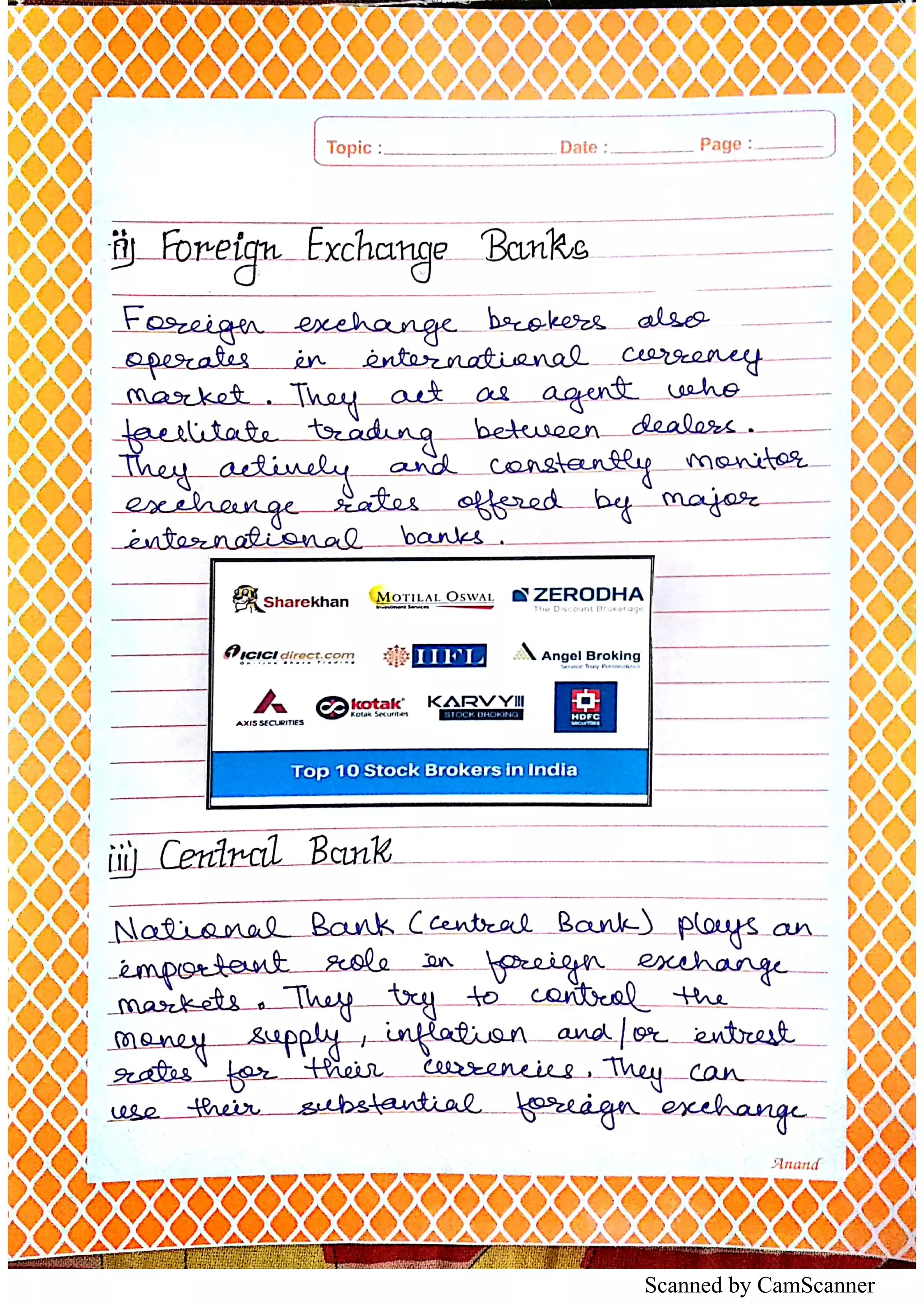 foreign exchange rate project class 12 | PDF