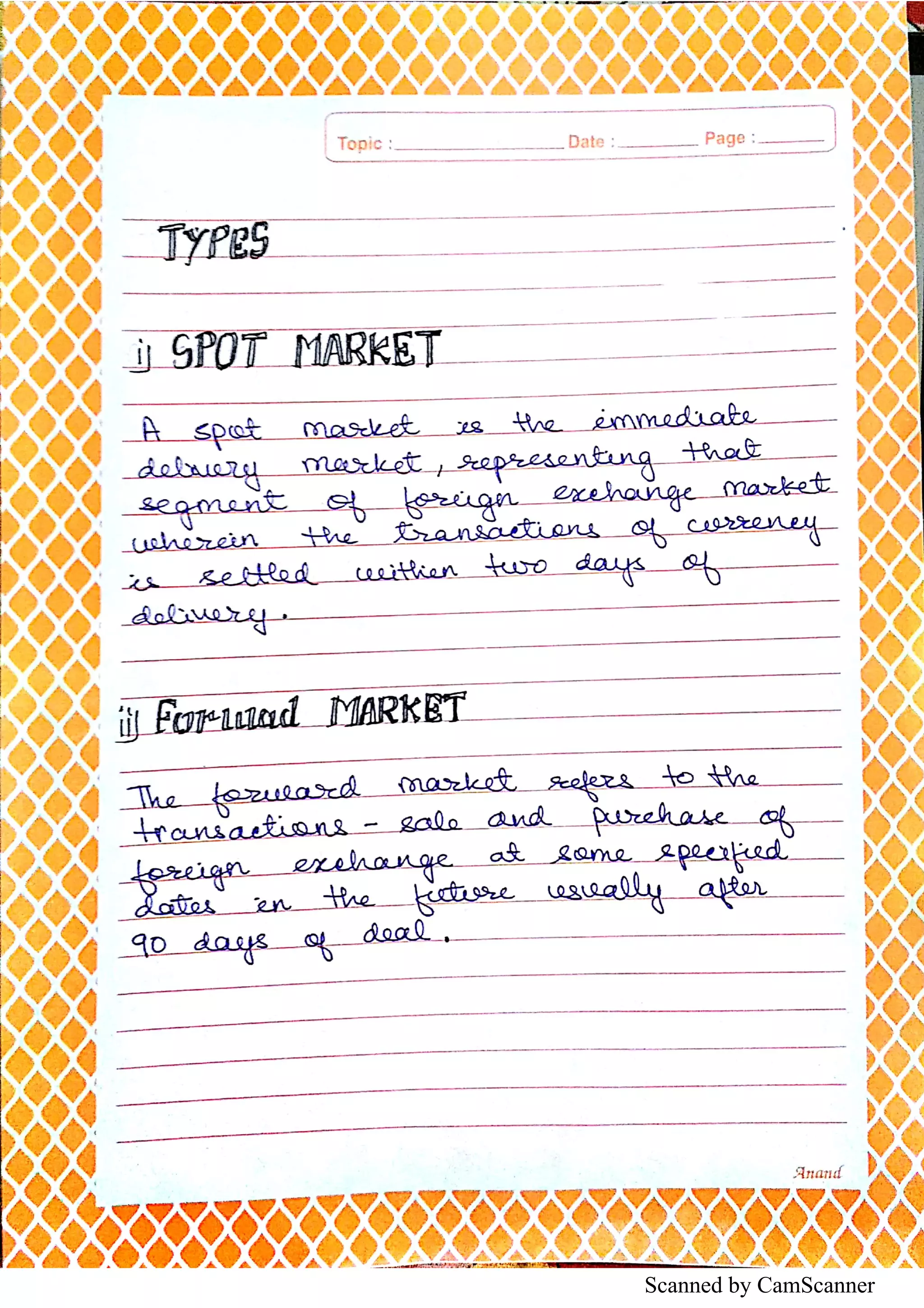 foreign exchange rate project class 12 | PDF