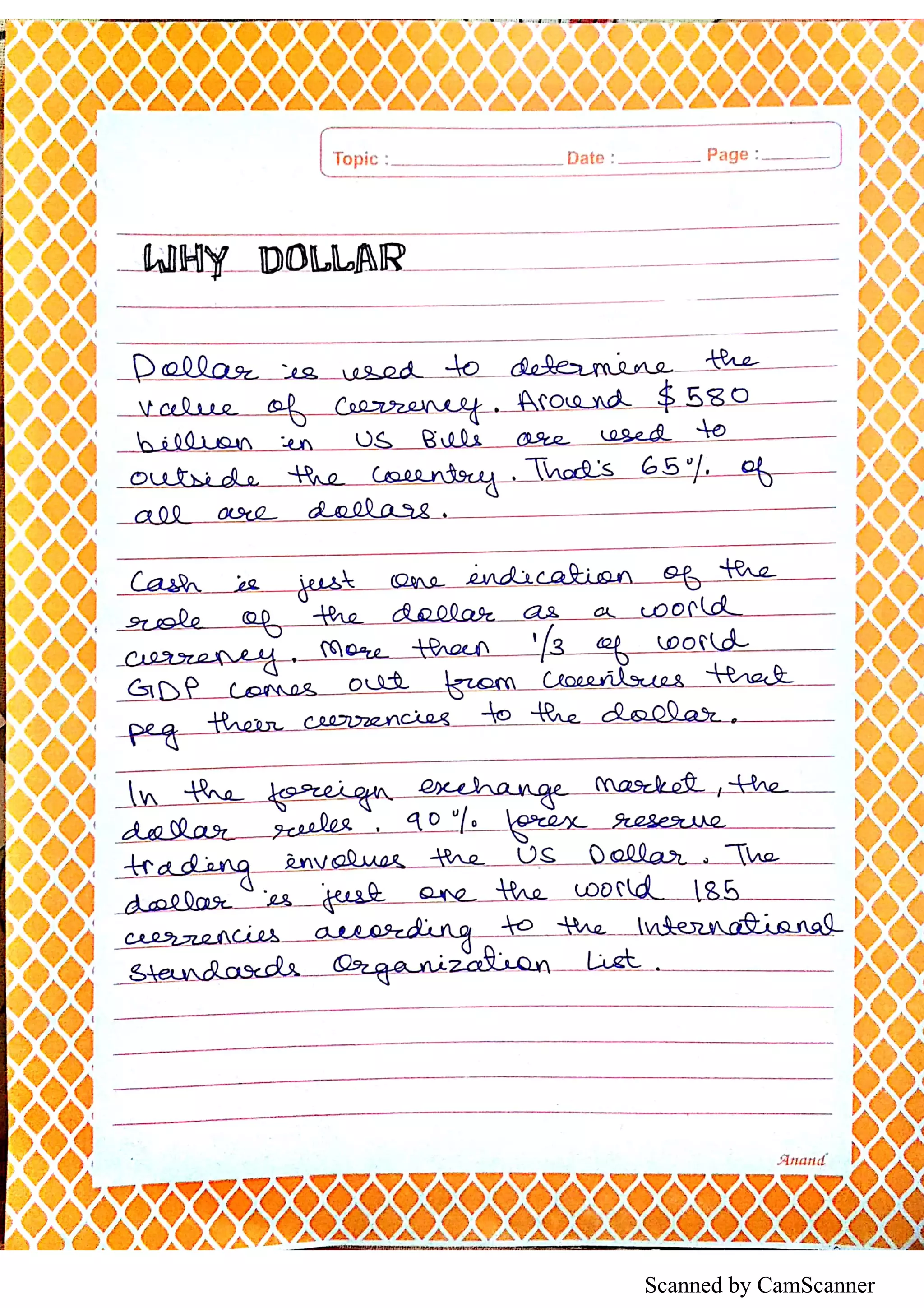 foreign exchange rate project class 12 | PDF