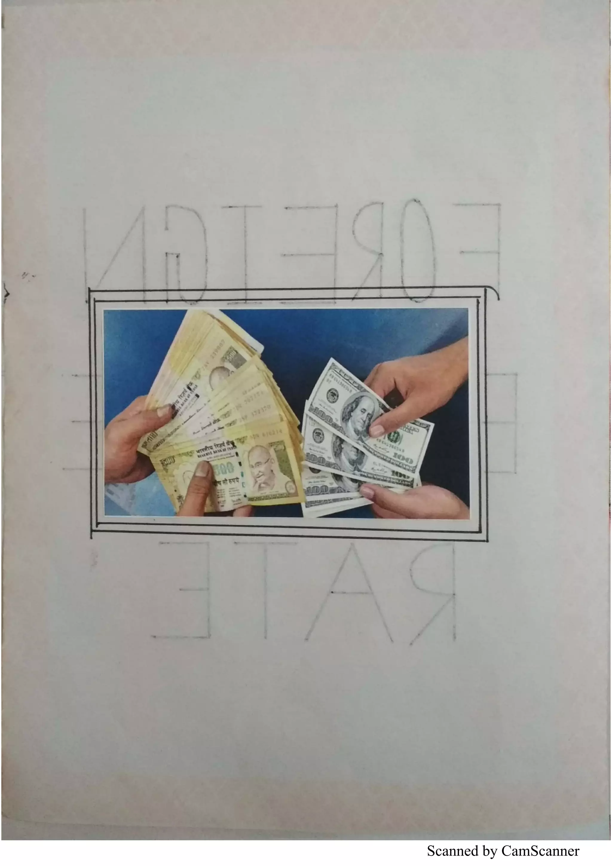 foreign exchange rate project class 12 | PDF