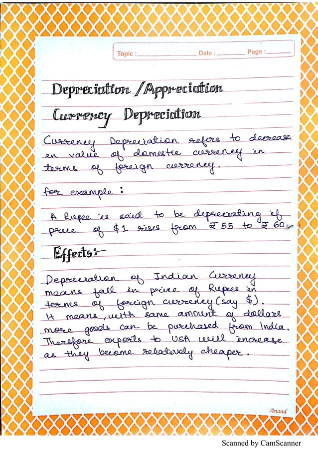 foreign exchange rate project class 12 | PDF | Currencies | Economy