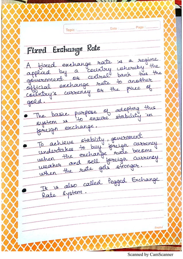 foreign exchange rate project class 12 | PDF | Currencies | Economy