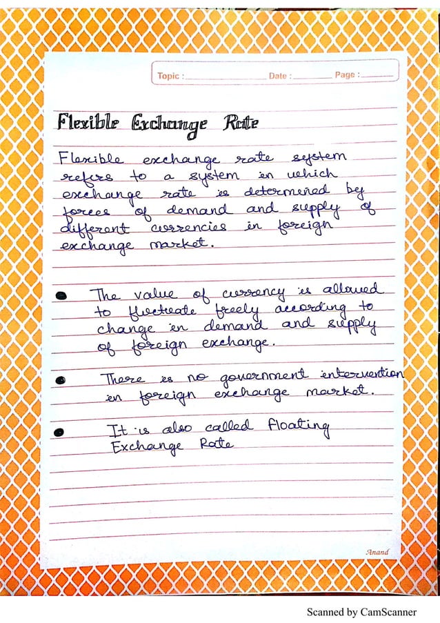 foreign exchange rate project class 12 | PDF | Currencies | Economy