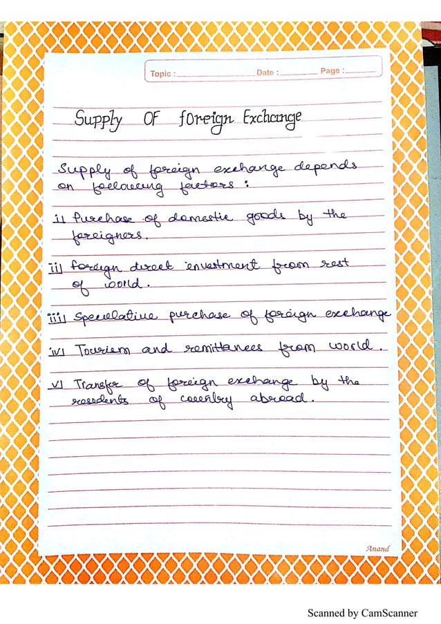 foreign exchange rate project class 12 | PDF | Currencies | Economy