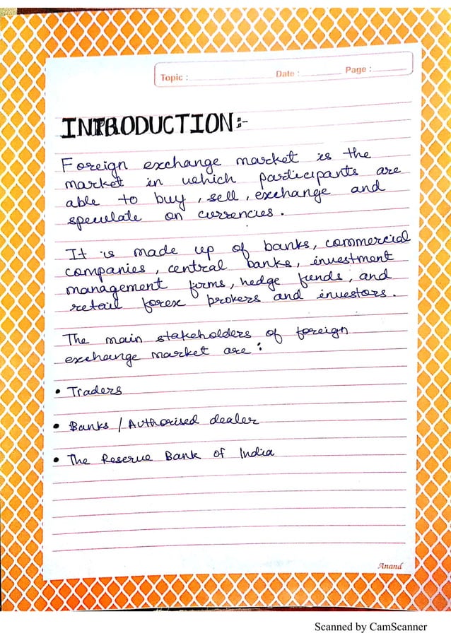 foreign exchange rate project class 12 | PDF | Currencies | Economy