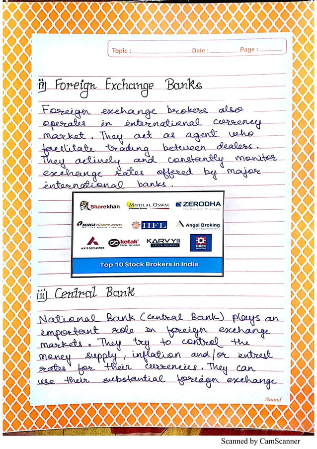 foreign exchange rate project class 12 | PDF | Currencies | Economy