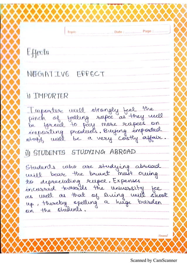foreign exchange rate project class 12 | PDF | Currencies | Economy
