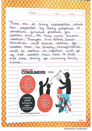 foreign exchange rate project class 12 | PDF