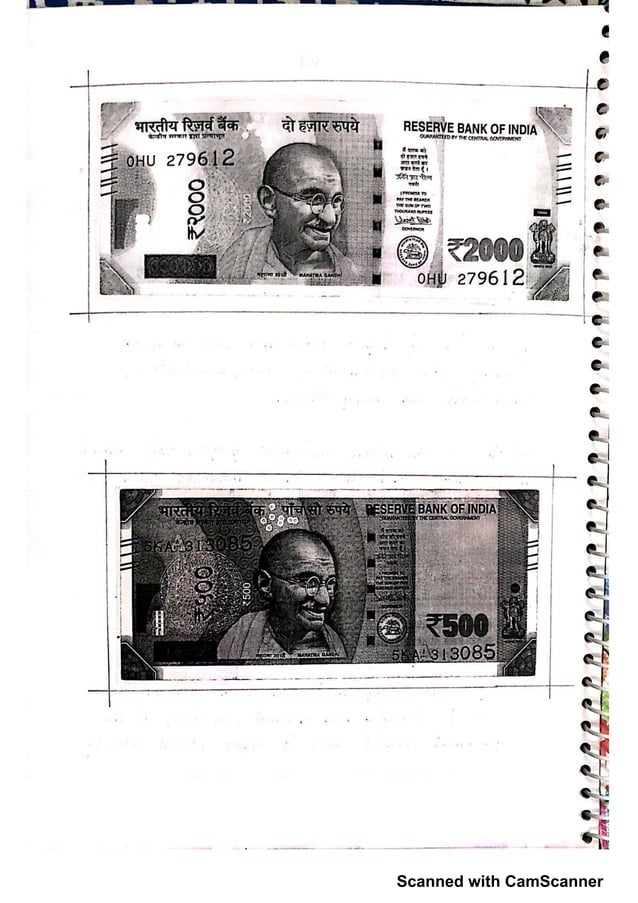 Class 12 economics project Demonetisation | PDF