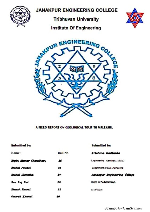 Engineering geology 1 Field Visit To Malekhu | PDF