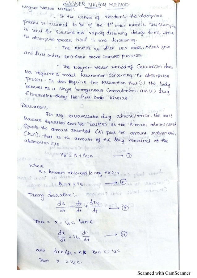 WAGNER NELSON METHOD (Contact me: dr.m.bharathkumar@gmail.com) | PDF