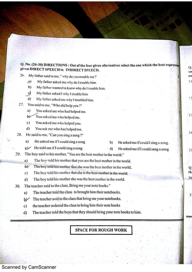 PSA Class XI Sample Paper | PDF