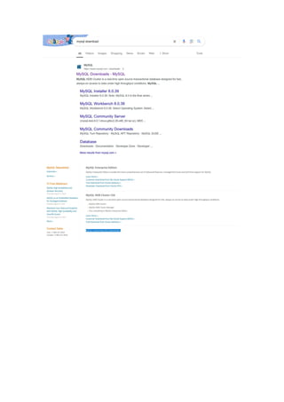 MYSQL INSTALLATION procedure ,step by stepporcedure | PDF