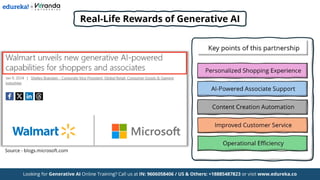 Edureka - Exploring the Ethics of Gen AI : Risks and Rewards | Pros ...