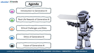 Edureka - Exploring the Ethics of Gen AI : Risks and Rewards | Pros ...