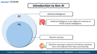 Edureka - Exploring the Ethics of Gen AI : Risks and Rewards | Pros ...