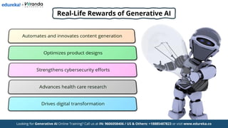 Edureka - Exploring the Ethics of Gen AI : Risks and Rewards | Pros ...